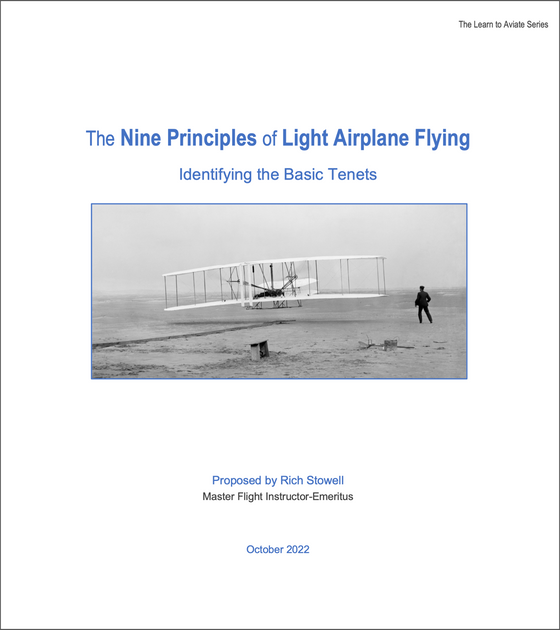 Nine Principles of Light Aircraft Flying – Community Aviation
